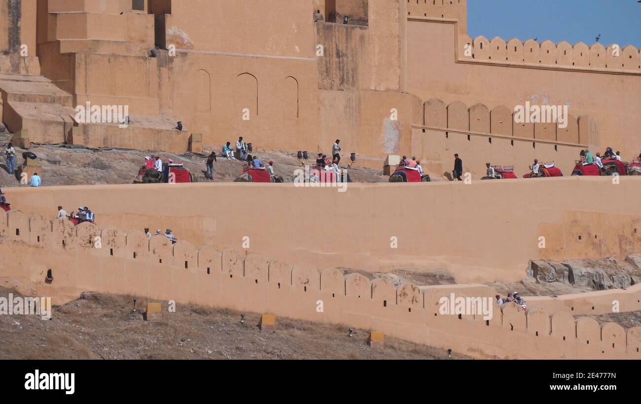 Elephant climbing hill hi-res stock photography and images - Alamy
