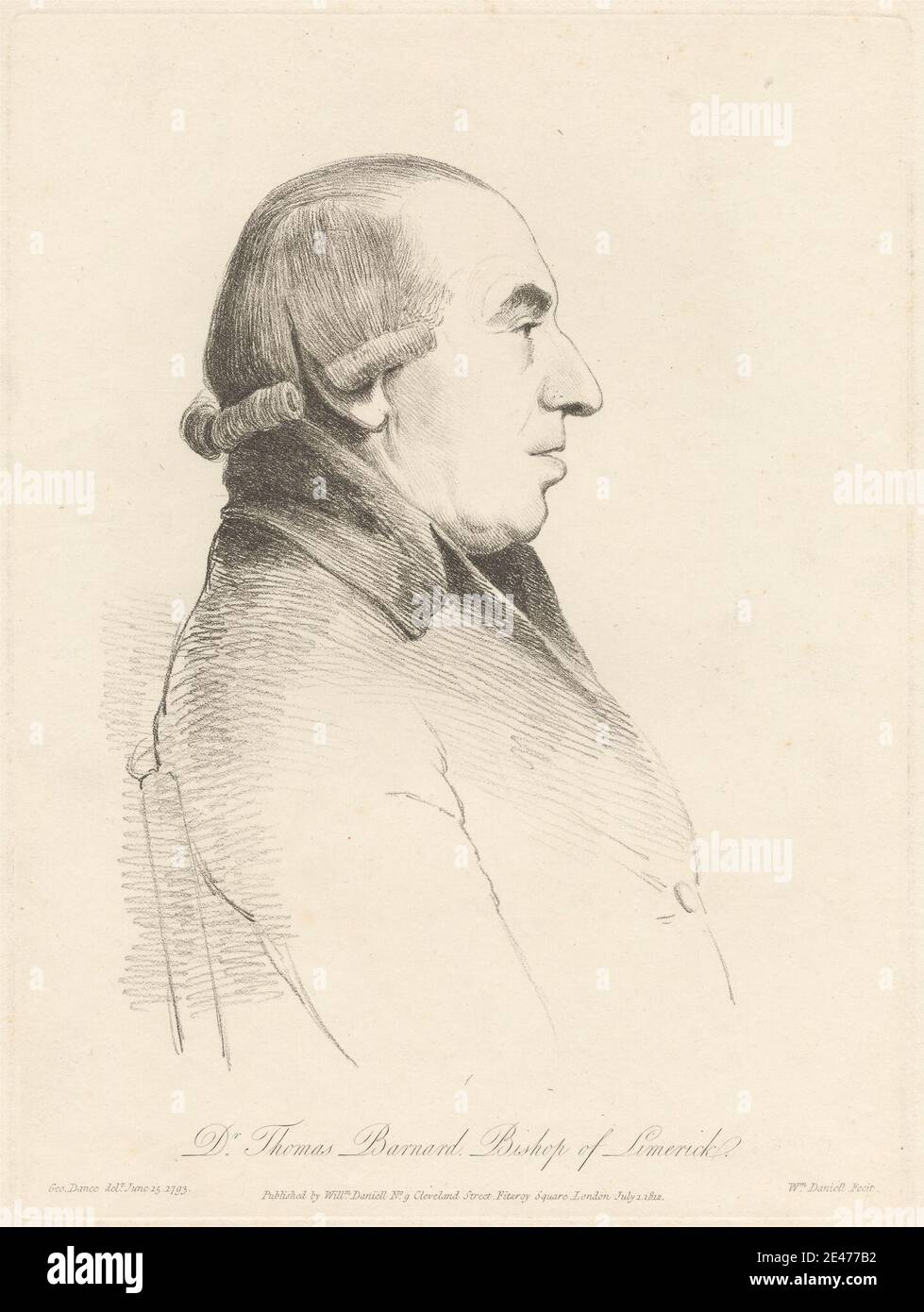 Print made by William Daniell, 1769–1837, British, Dr. Thomas Barnard ...
