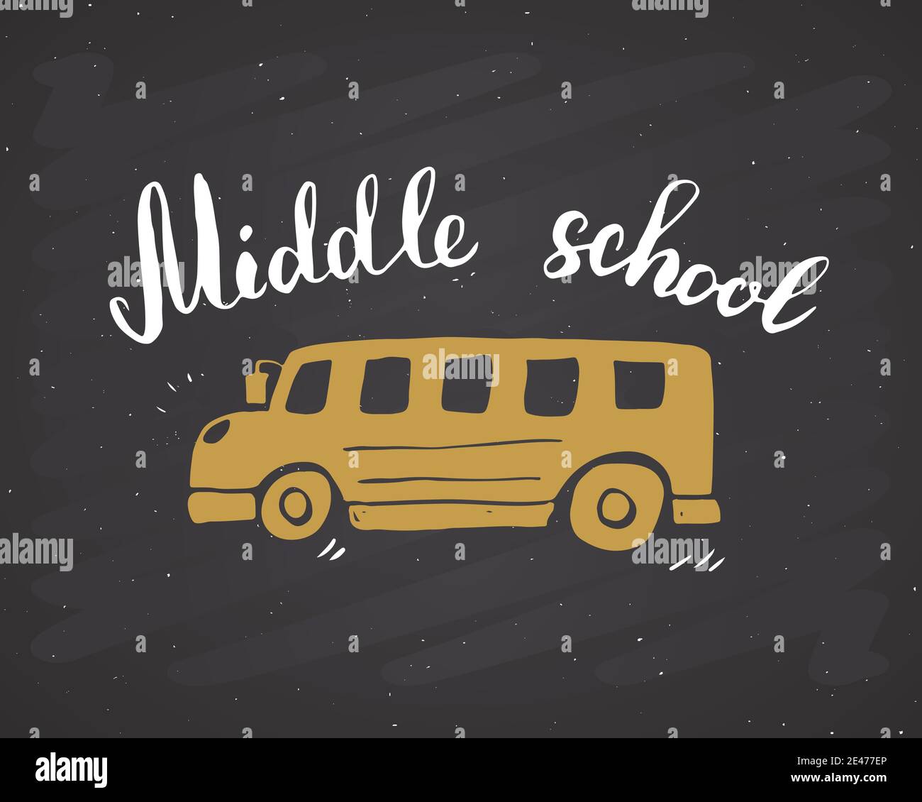 Back to School Calligraphic Lettering. Calligraphy Lettering with ...