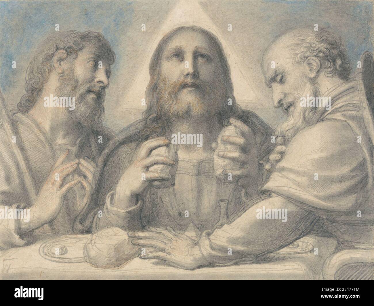 Richard Cosway, 1742–1821, British, Supper at Emmaus, undated ...