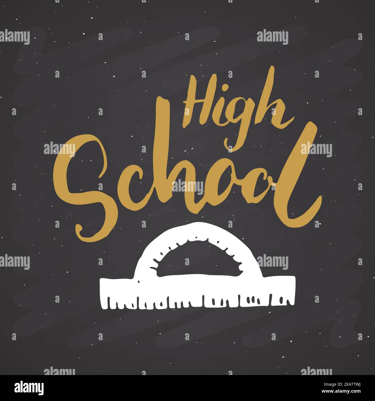 Back to School Calligraphic Lettering. Calligraphy Lettering with ...