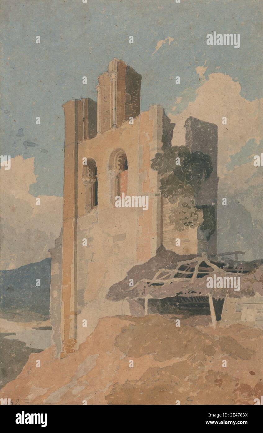 John Sell Cotman, 1782–1842, British, Sheriff Hutton Castle, Yorkshire ...