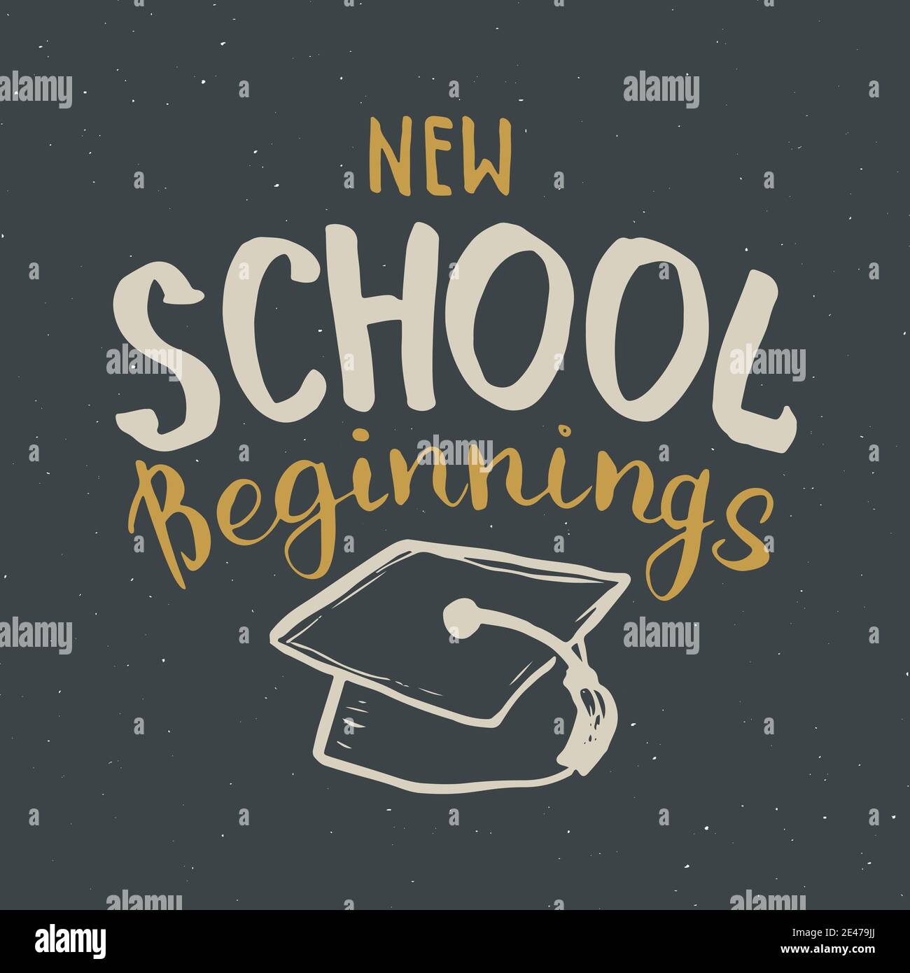 Back to School Calligraphic Lettering. Calligraphy Lettering with ...