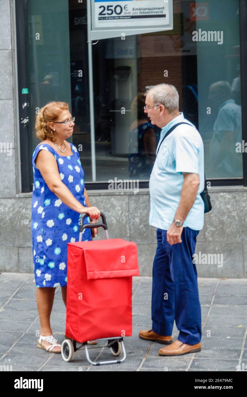 Man woman neighbors residents talking hi-res stock photography and ...