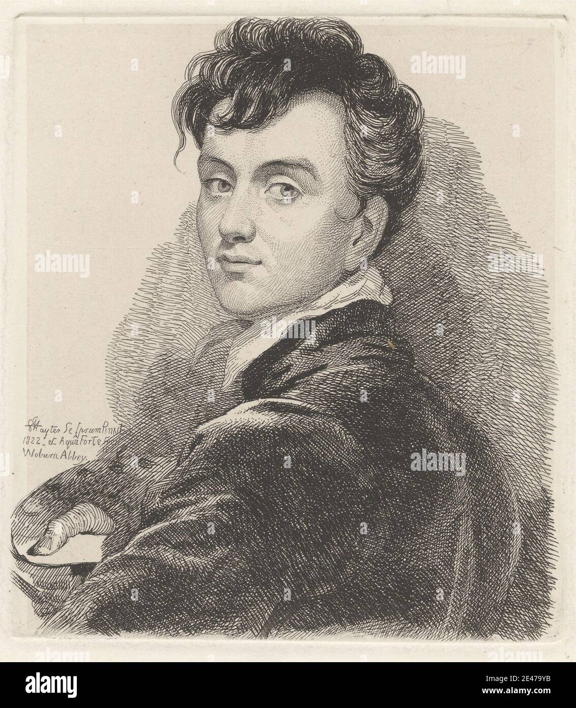 Sir George Hayter, 1792–1871, British, Sir George Hayter, 1822. Etching ...