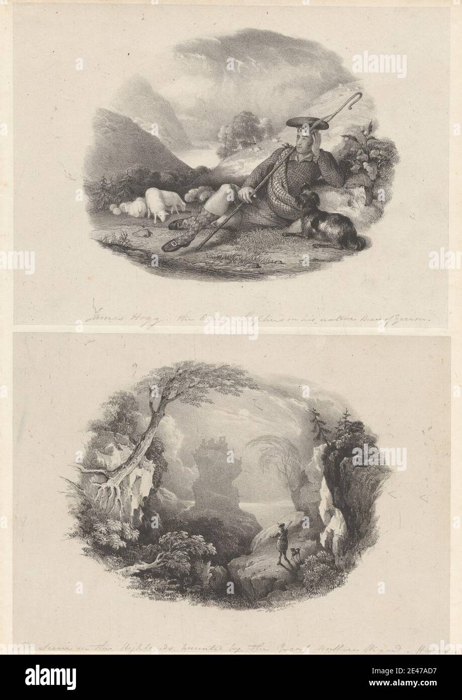 Jacob Hogg, active 1751, British, Shepherd on his native Braes of ...