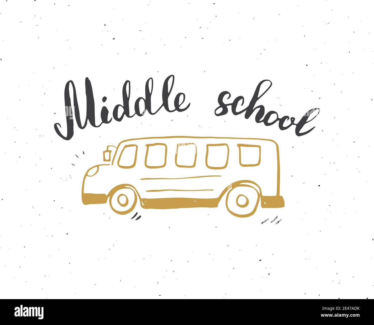 Back to School Calligraphic Lettering. Calligraphy Lettering with ...