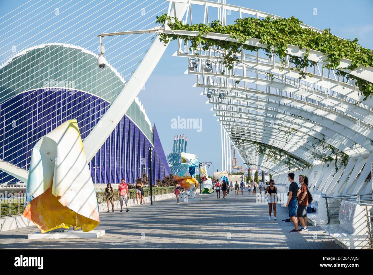 Spain Valencia Ciudad de las Artes y las Ciencias City of Arts and ...