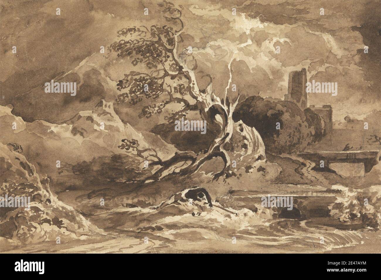 Tree struck by lightning hi-res stock photography and images - Alamy