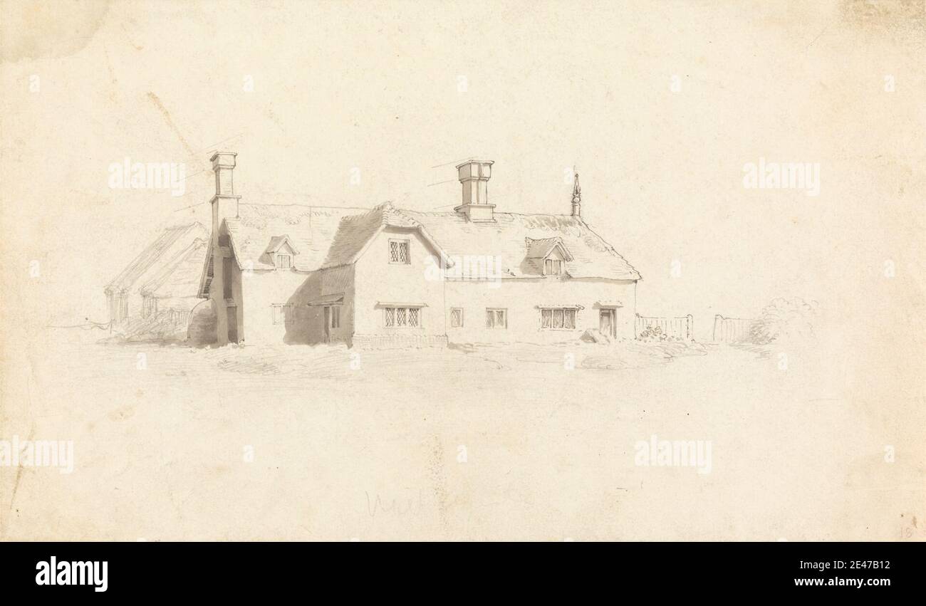 Cornelius Varley, 1781–1873, British, View of a House, undated ...