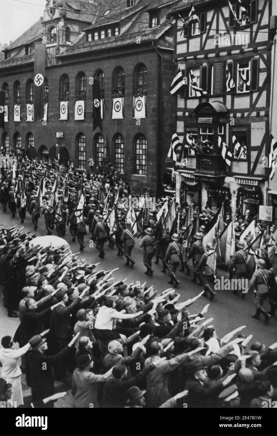 Nazi Party Rally Nurnberg 1935 Stock Photo - Alamy