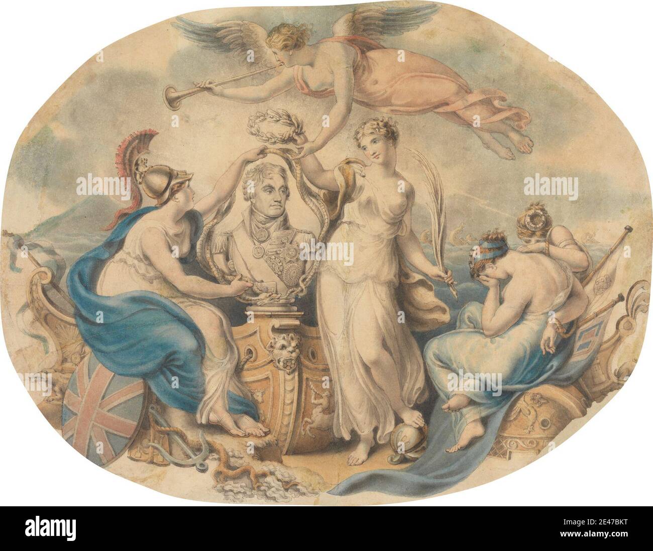 Edward Francis Burney, 1760–1848, British, Homage to Nelson, undated ...