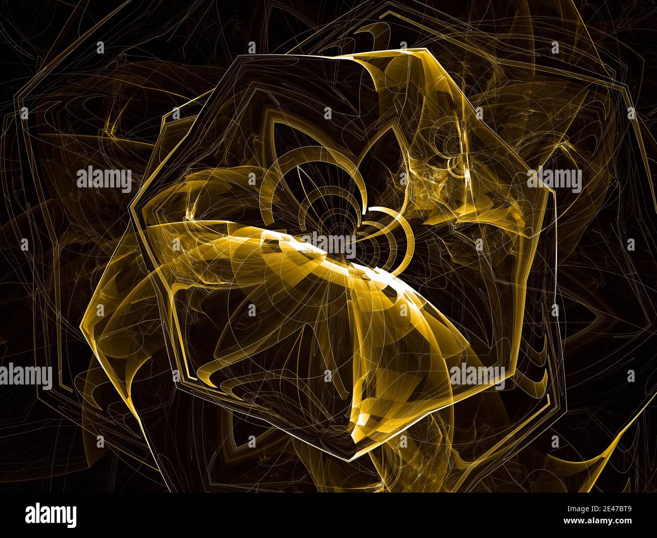 surreal futuristic digital 3d design art abstract background fractal ...