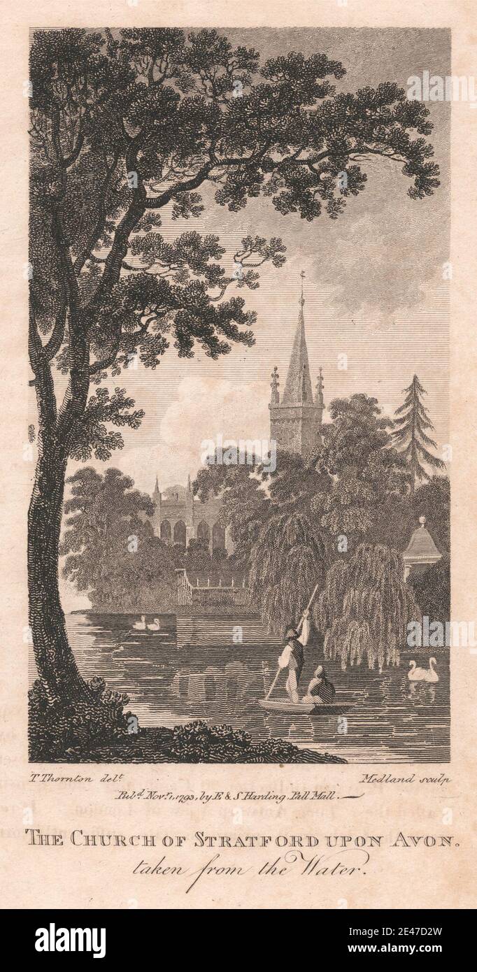 Thomas Medland, 1755–1823, British, The Church of Stratford Upon Avon ...