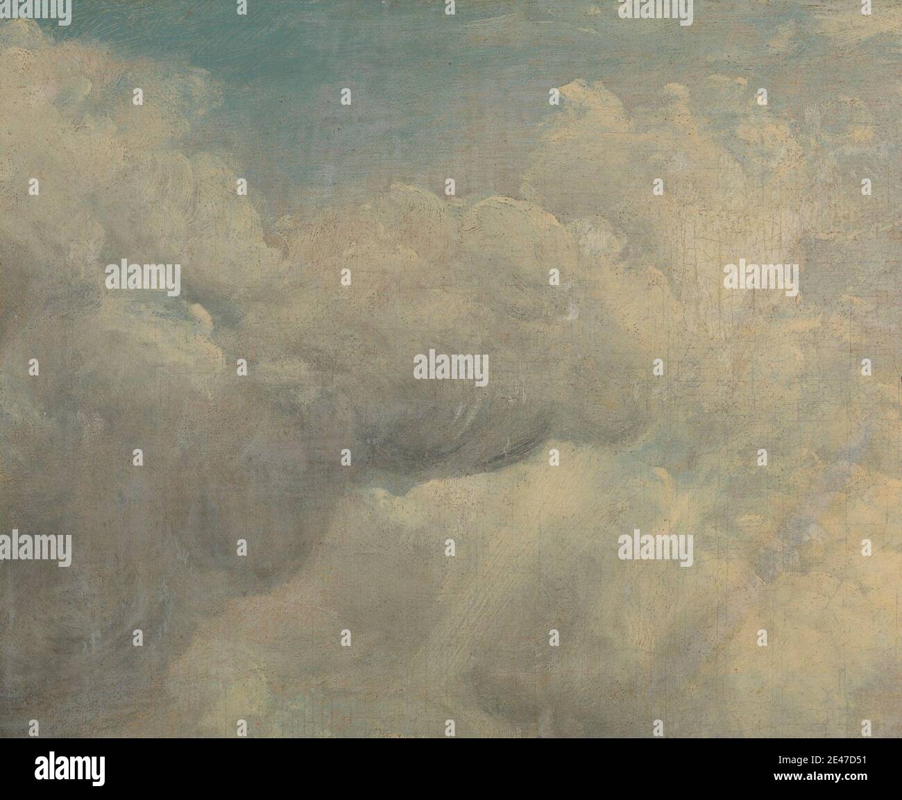 John Constable, 1776–1837, British, Cloud Study, ca. 1821. Oil on ...