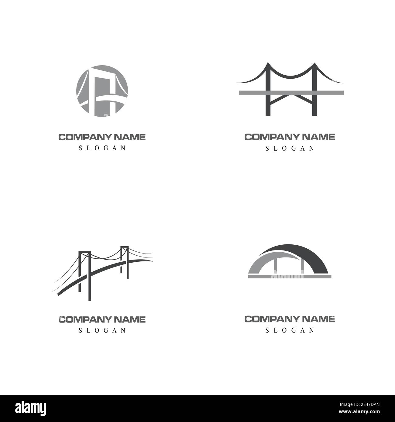 Metal bridge icon set hi-res stock photography and images - Alamy