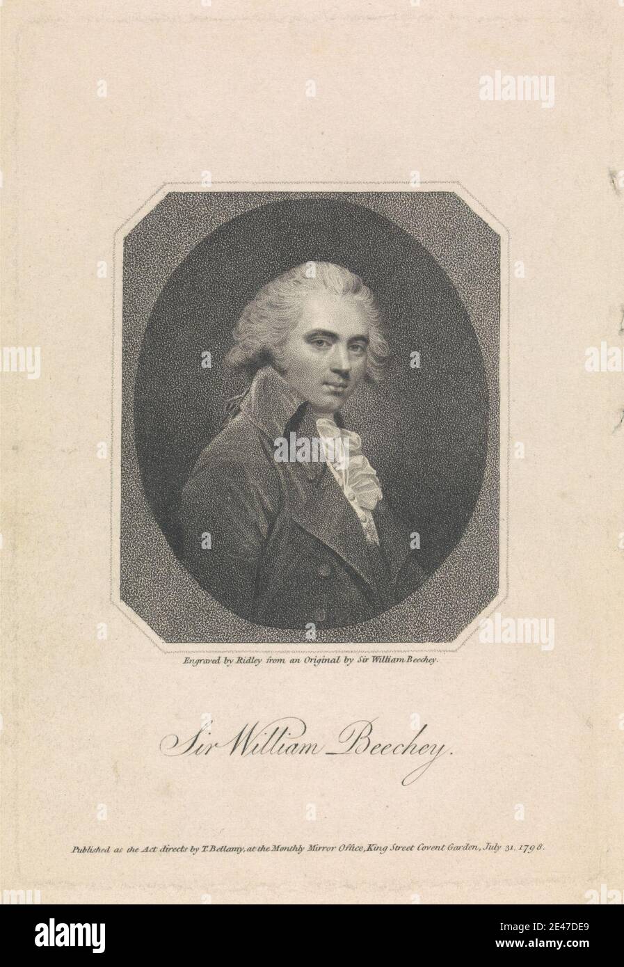 William Ridley, 1764–1838, British, Sir William Beechey, 1798 ...