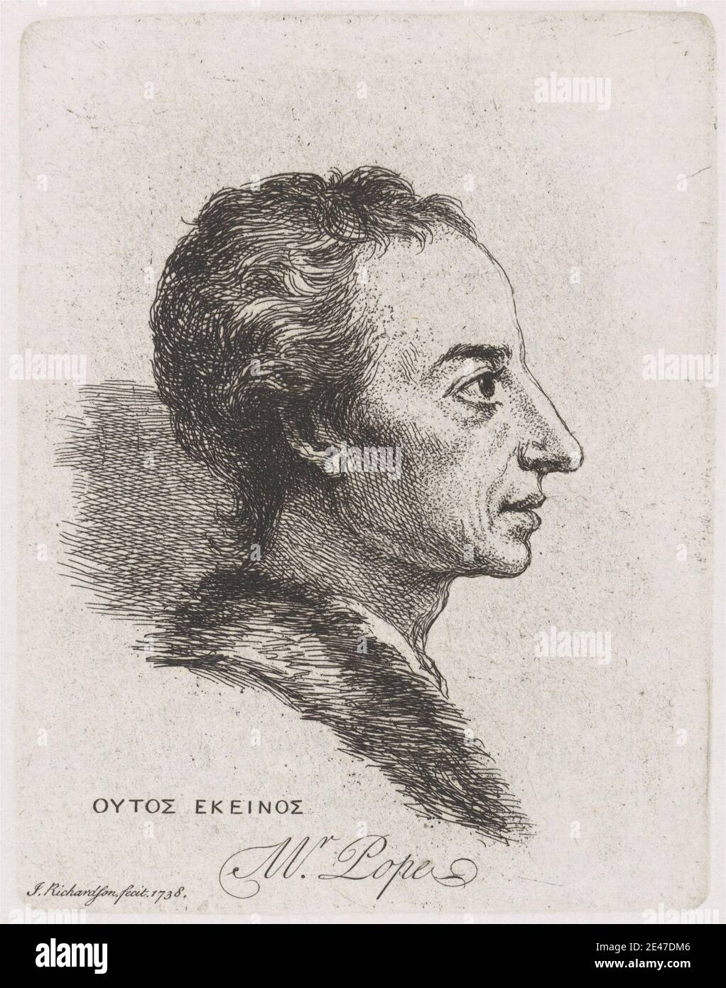 Jonathan Richardson the Elder, 1667–1745, British, Alexander Pope ...