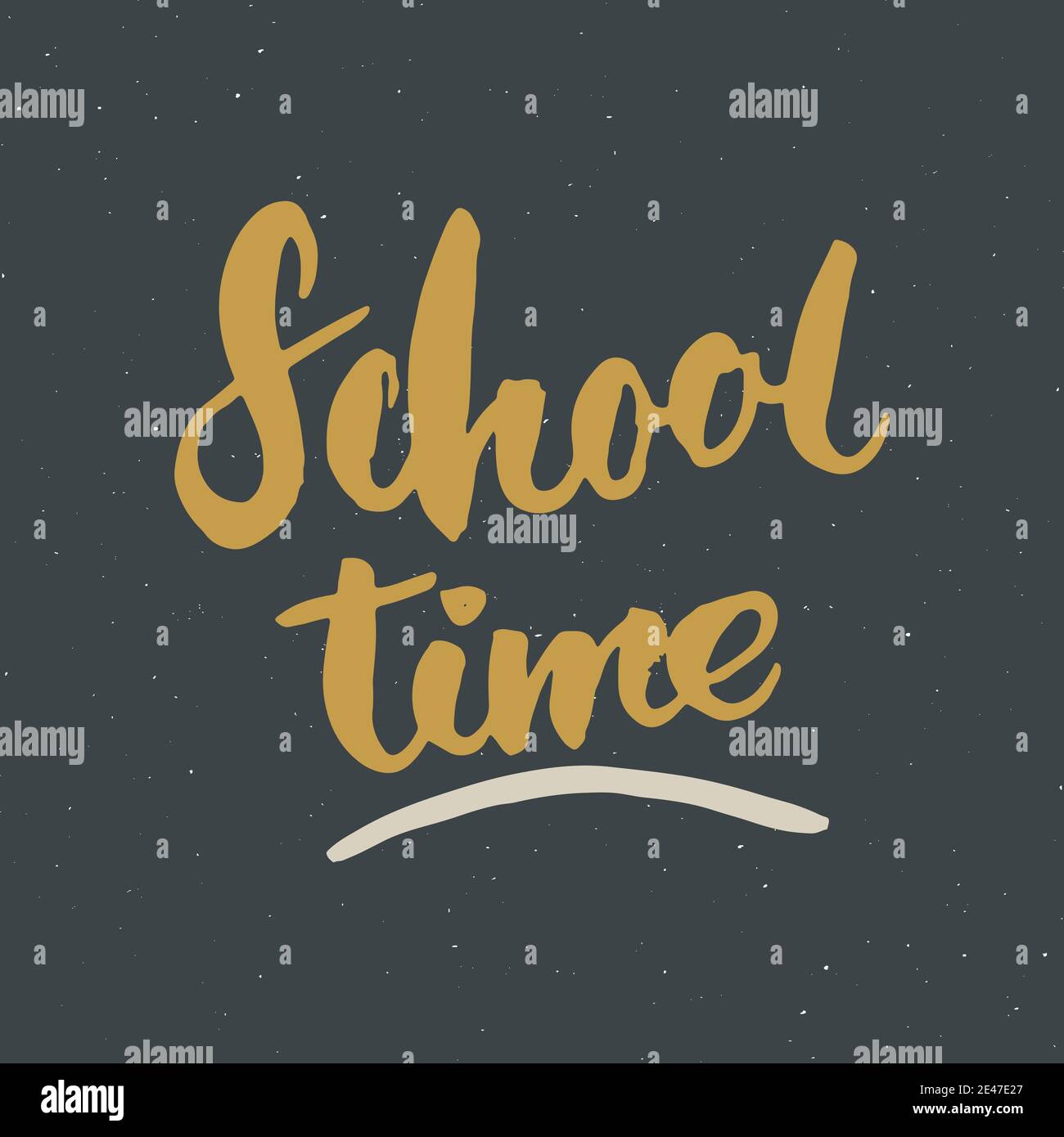 Back to School Calligraphic Lettering. Calligraphy Lettering with ...