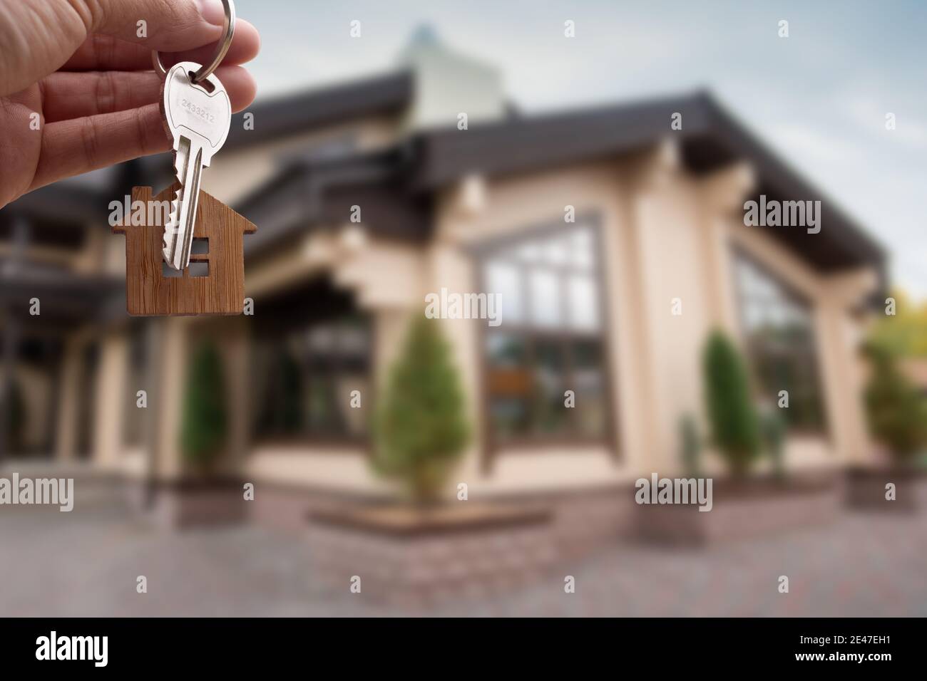 The key of my new hom Stock Photo - Alamy
