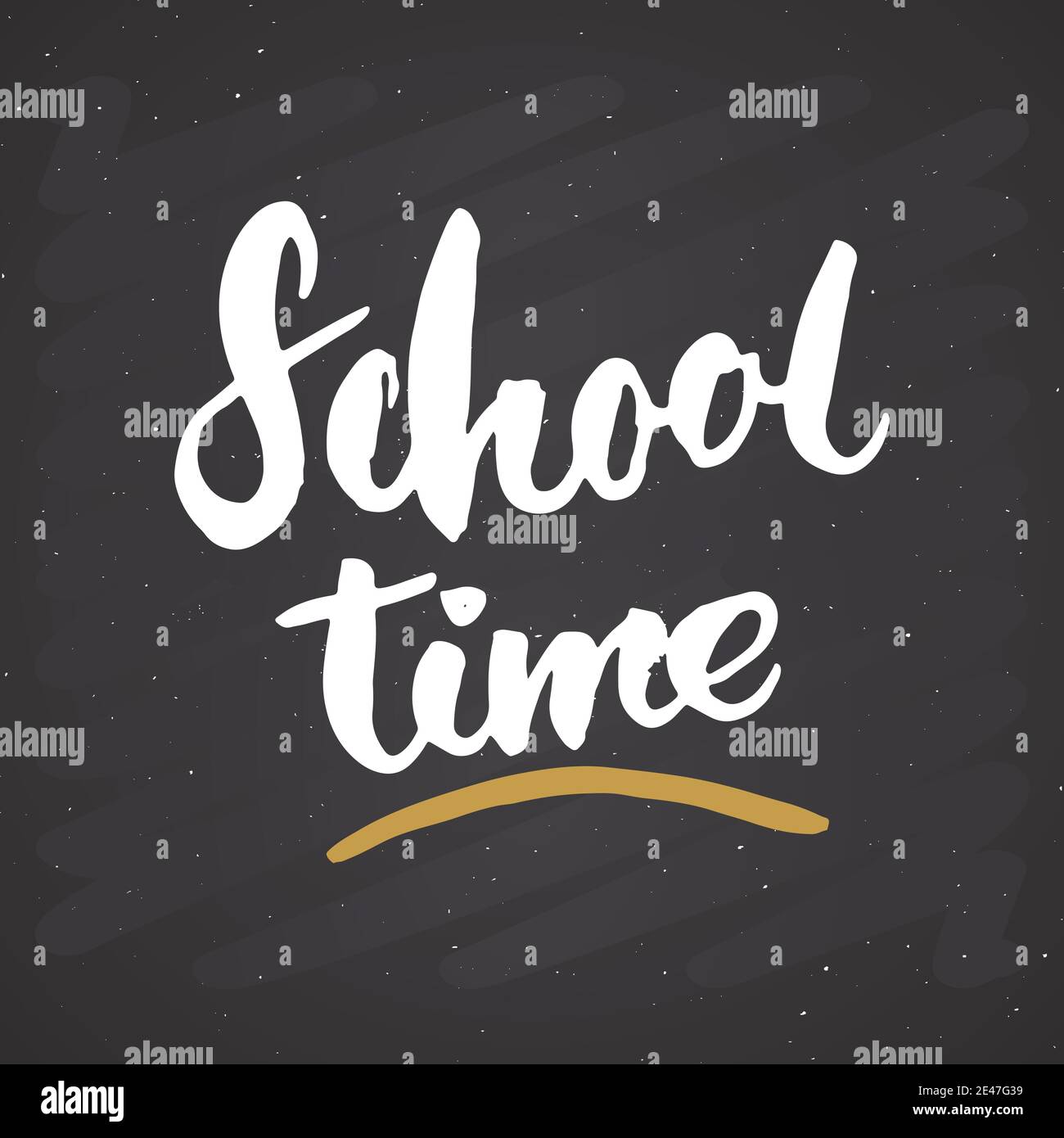 Back to School Calligraphic Lettering. Calligraphy Lettering with ...