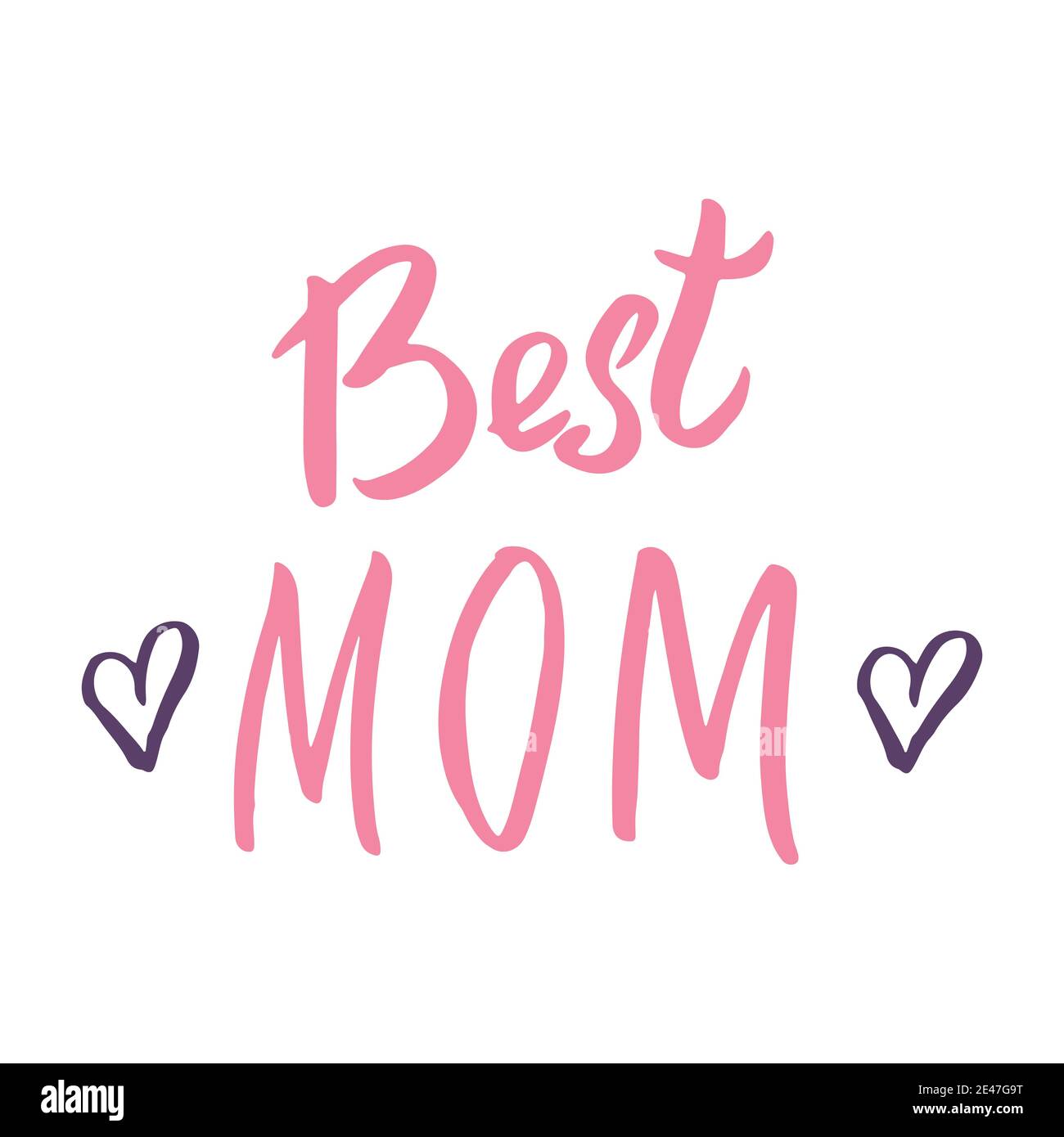 Best mom, Calligraphic Letterings signs set, printable phrase set ...