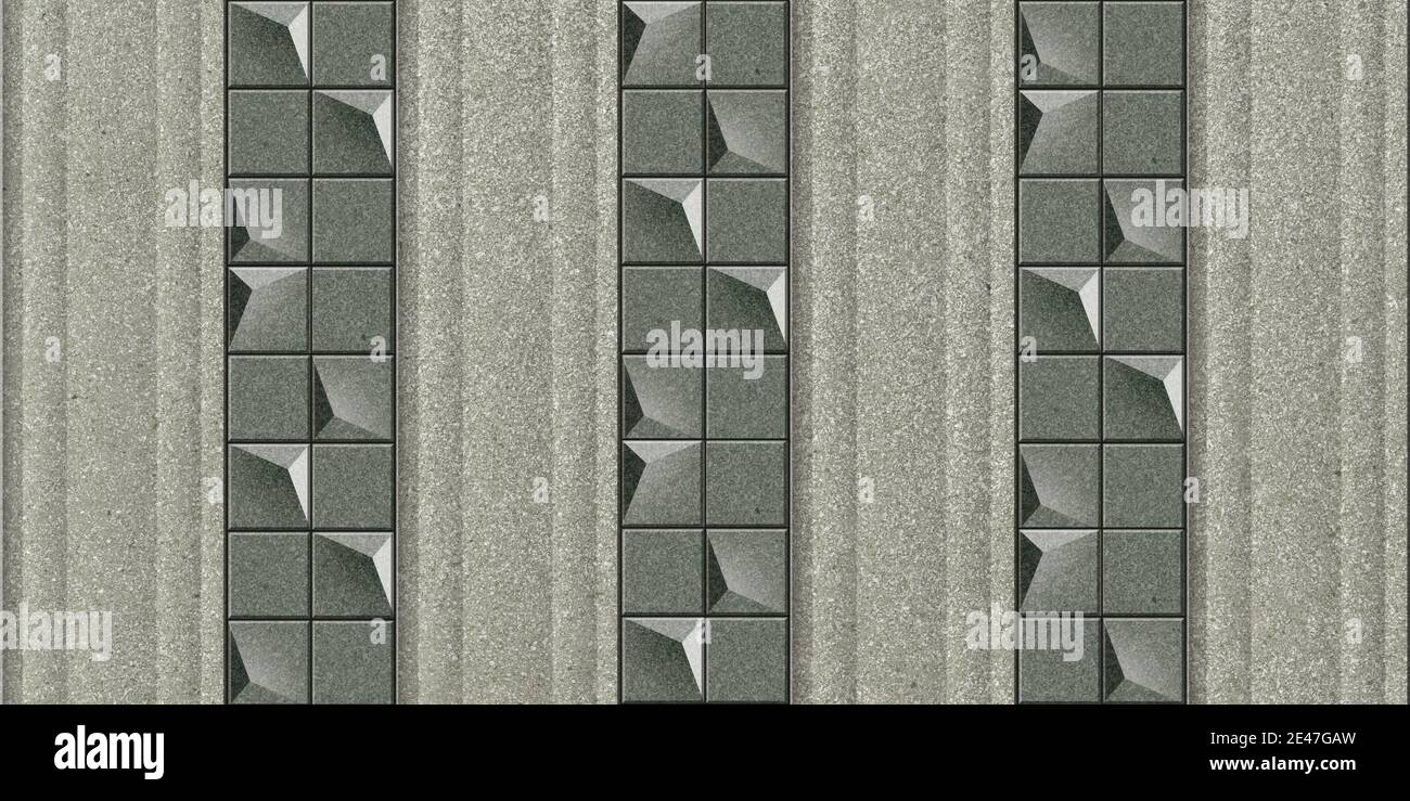 3D Marble panel tiles texture with marble elements. Material wood oak ...