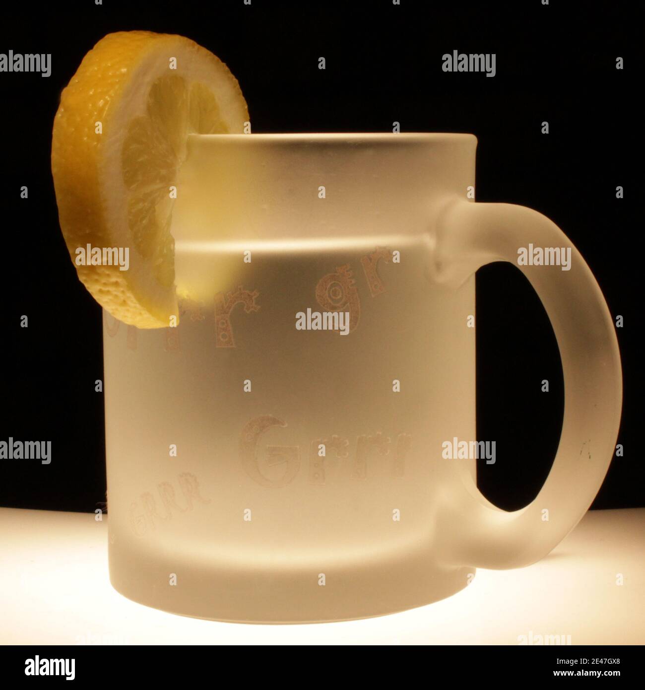 LUTON, UNITED KINGDOM - Mar 17, 2011: A refreshing cup of lemon tea ...