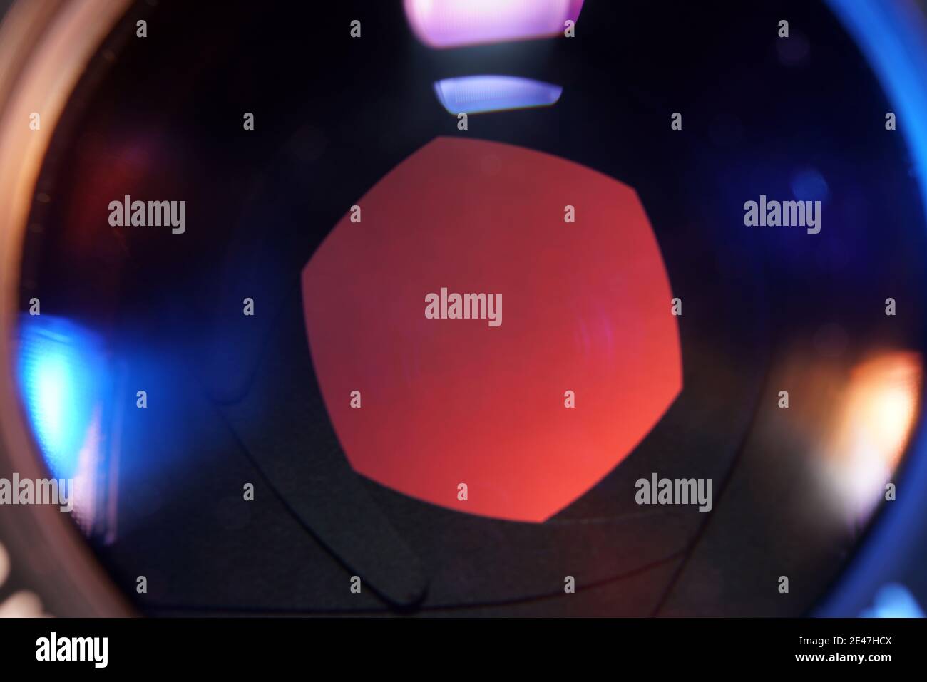 Selective focus closeup of the red light traffic sign Stock Photo - Alamy