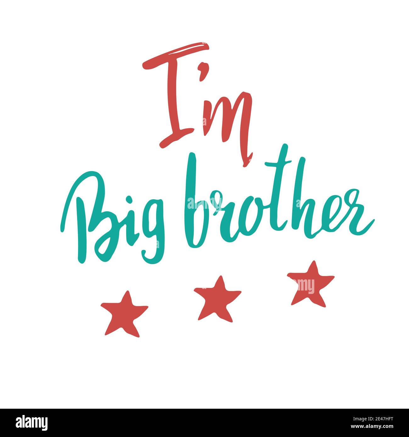 Big brother, Calligraphic Lettering sign, child nursery printable ...