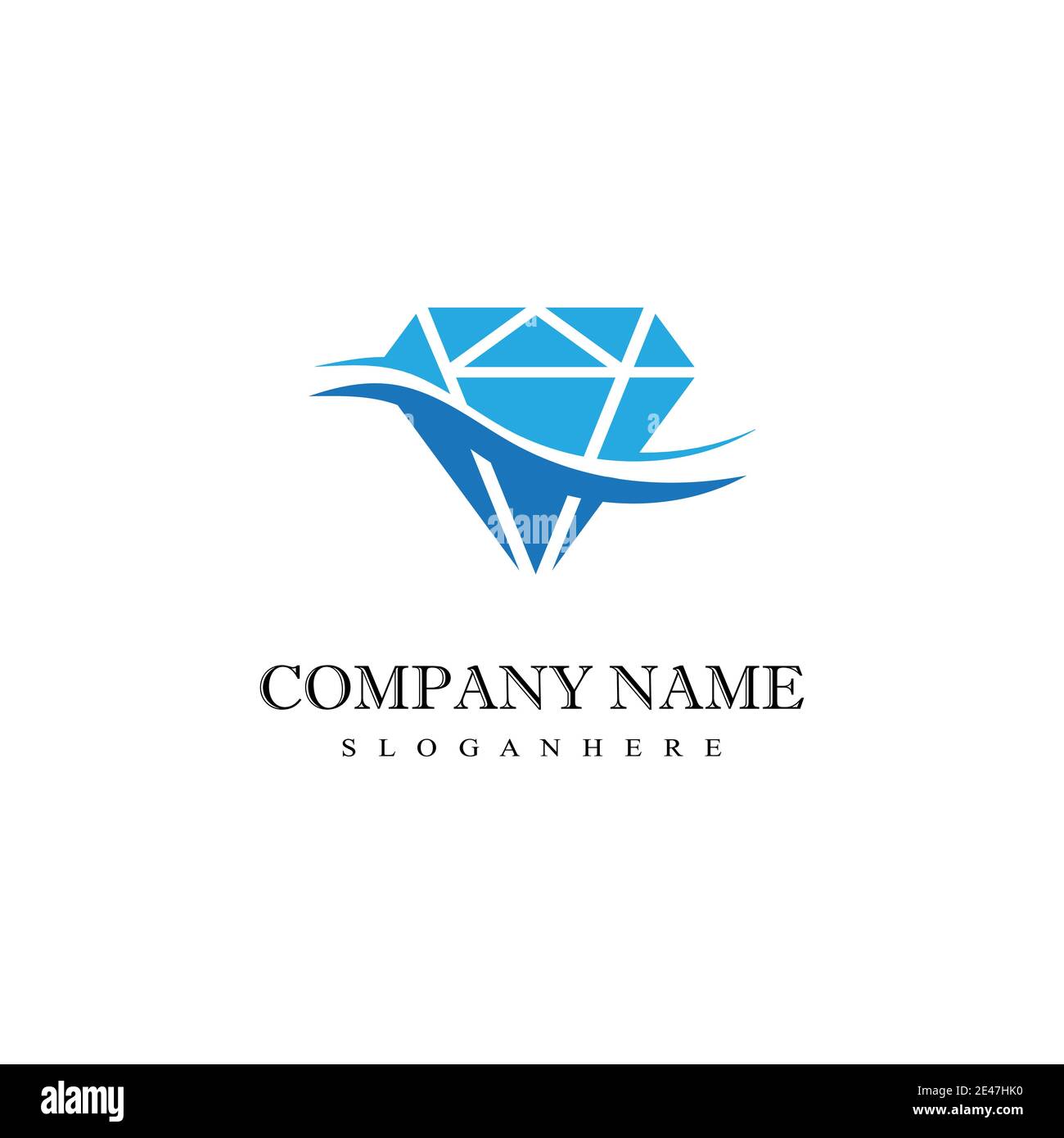 Diamond Logo Template vector symbol nature Stock Vector Image & Art - Alamy