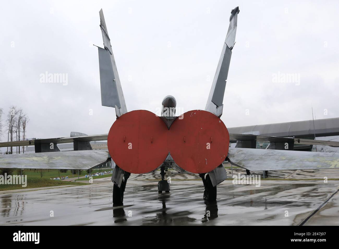 View of Soviet fighter interceptor Foxbat, Russia Stock Photo - Alamy