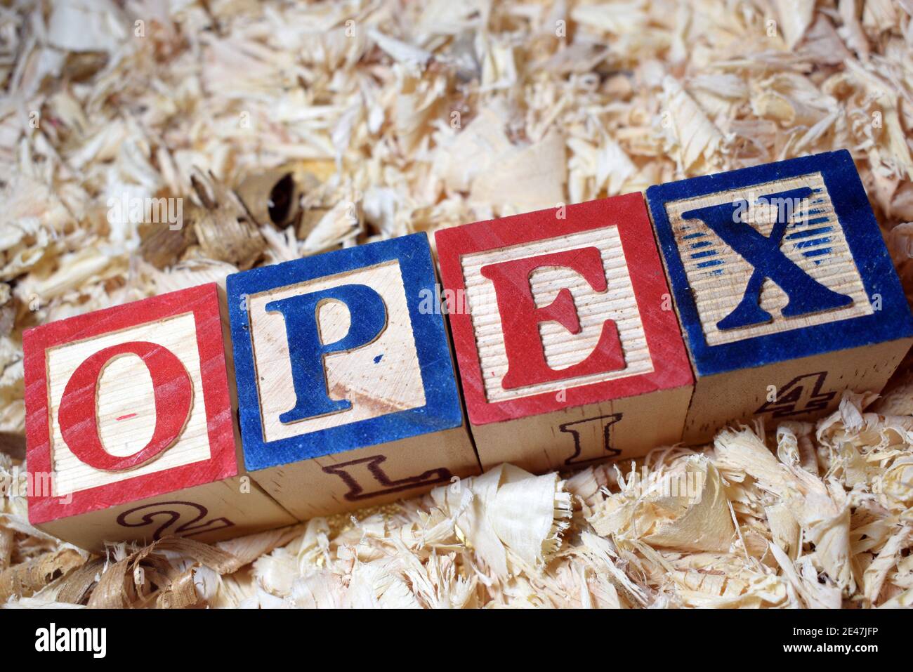 Operational Expense (OPEX) acronym arranged with wooden blocks Stock ...