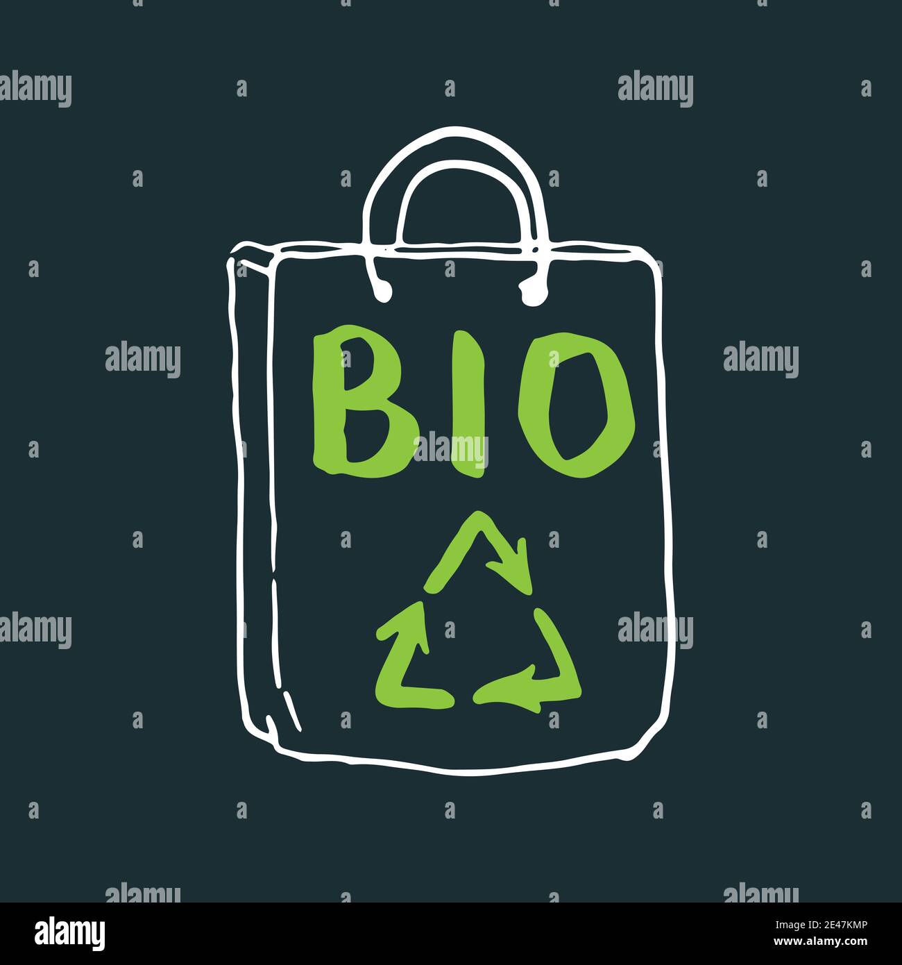 Bio Lettering label. Calligraphic Hand Drawn eco friendly sketch doodle ...