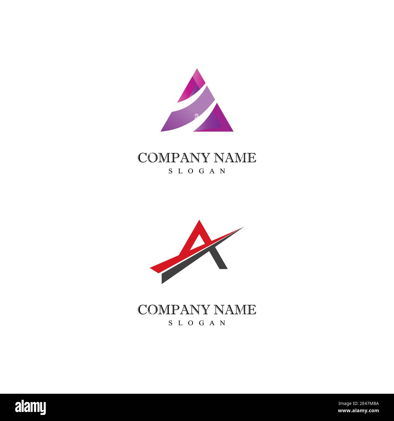 A Letter Logo Template vector icon illustration design Stock Vector ...