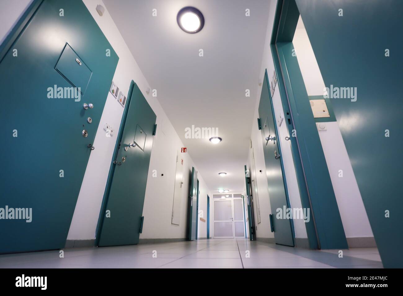 Youth prison corridor hi-res stock photography and images - Alamy