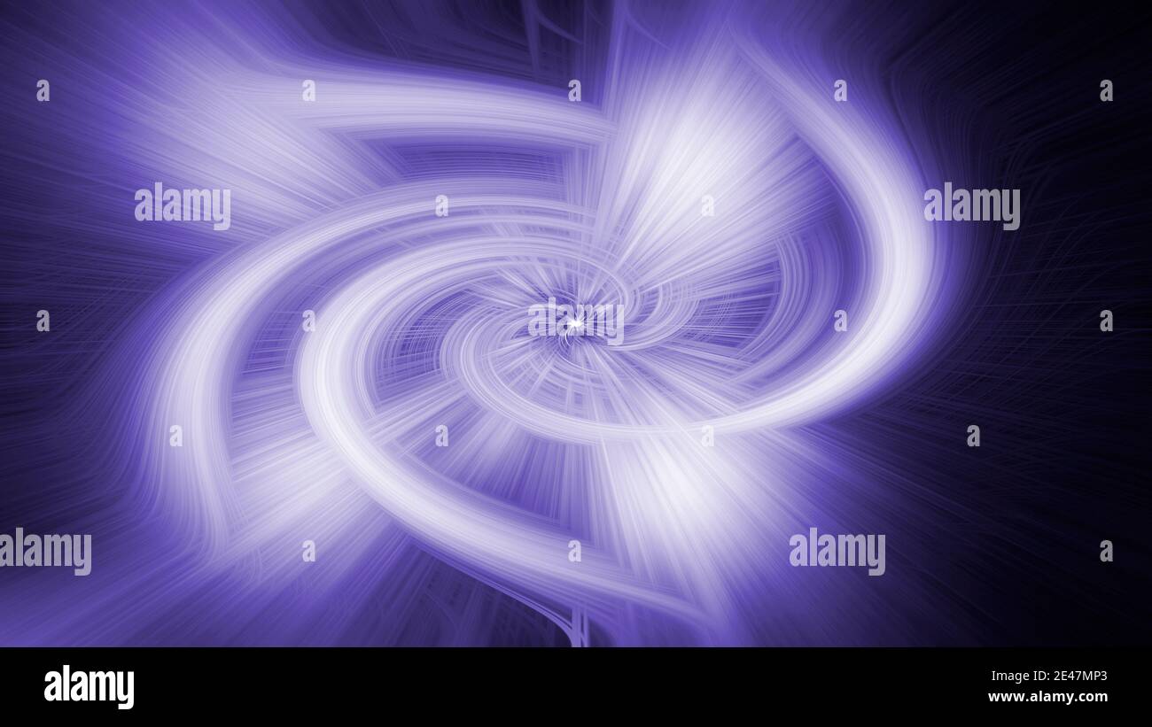 Beautiful blue fractal background. Abstract space explode illustration ...