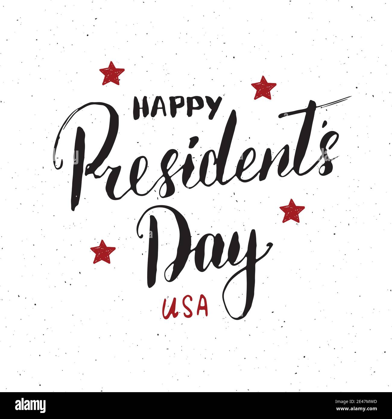Happy President's Day Vintage USA greeting card, United States of ...