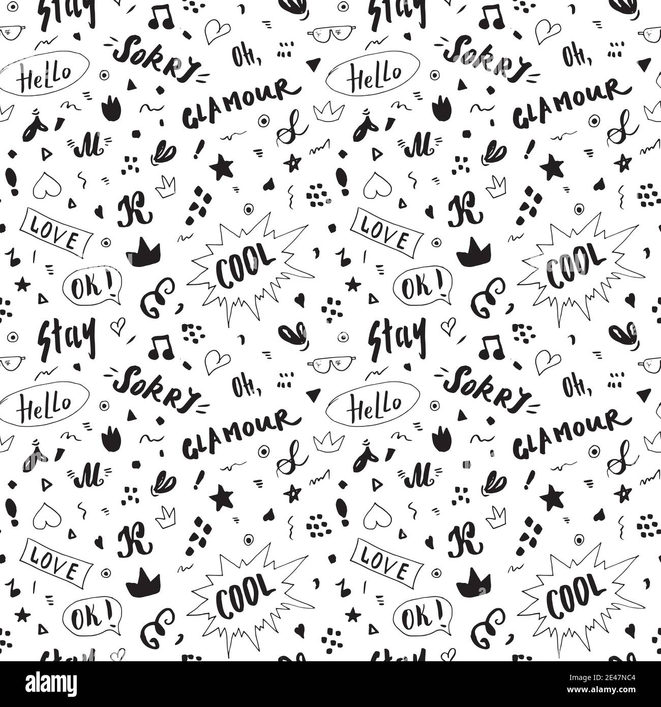 Cool Hand Drawn Patterns