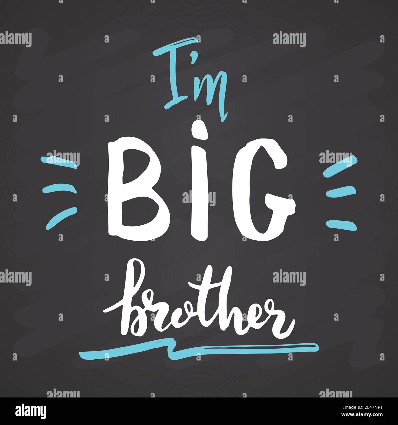 Big brother, Calligraphic Lettering sign, child nursery printable ...