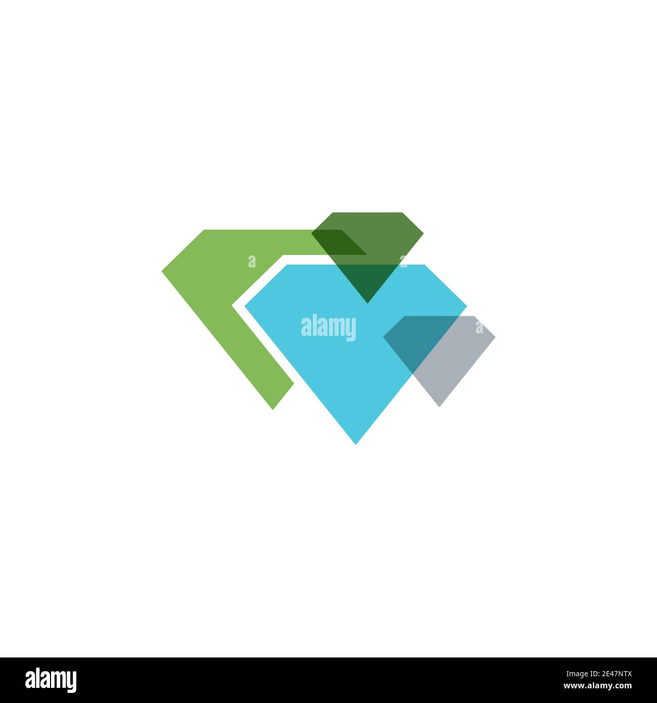 Diamond Logo Template vector symbol nature Stock Vector Image & Art - Alamy