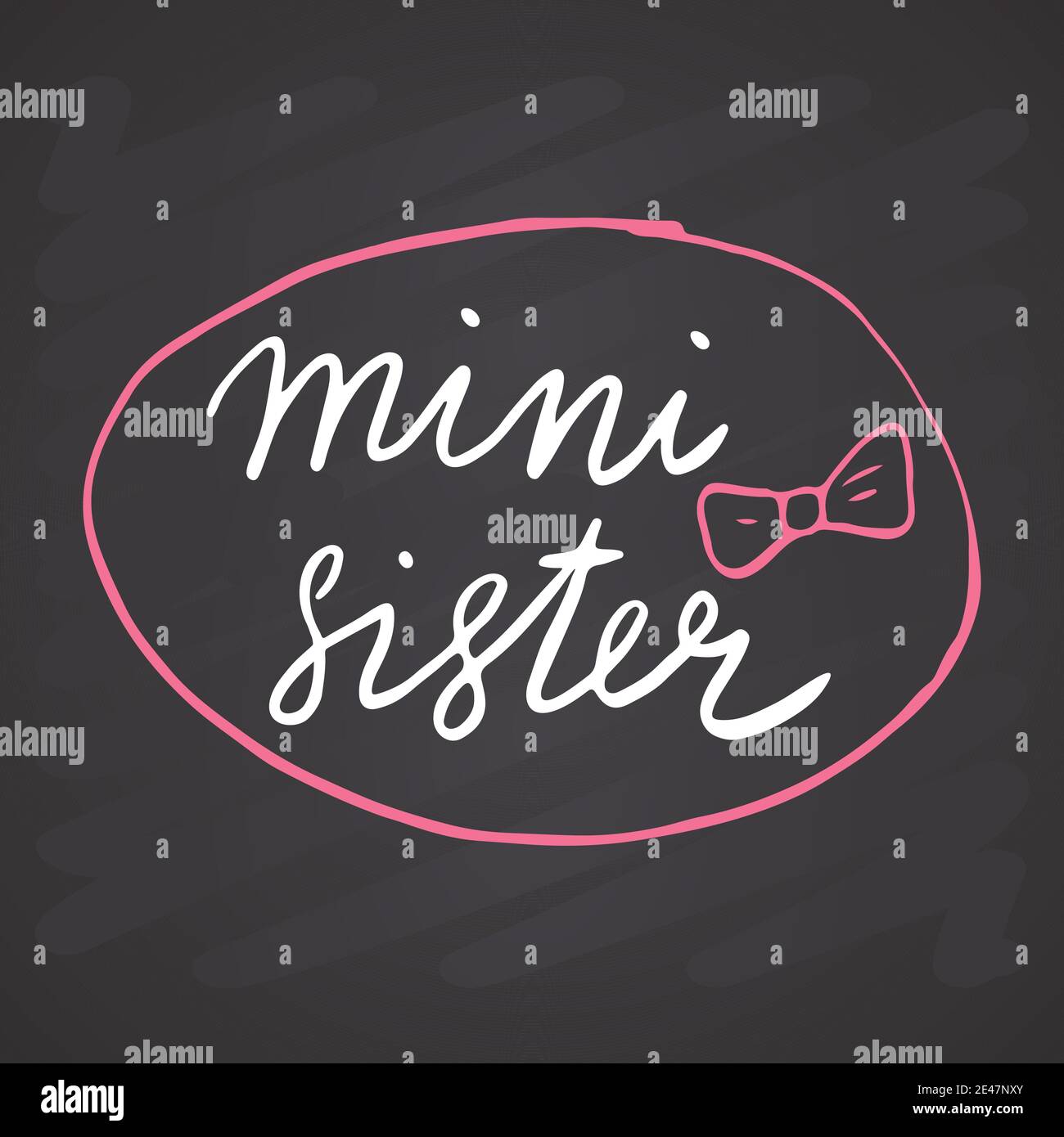 Sister calligraphic Lettering sign, child nursery printable phrase ...