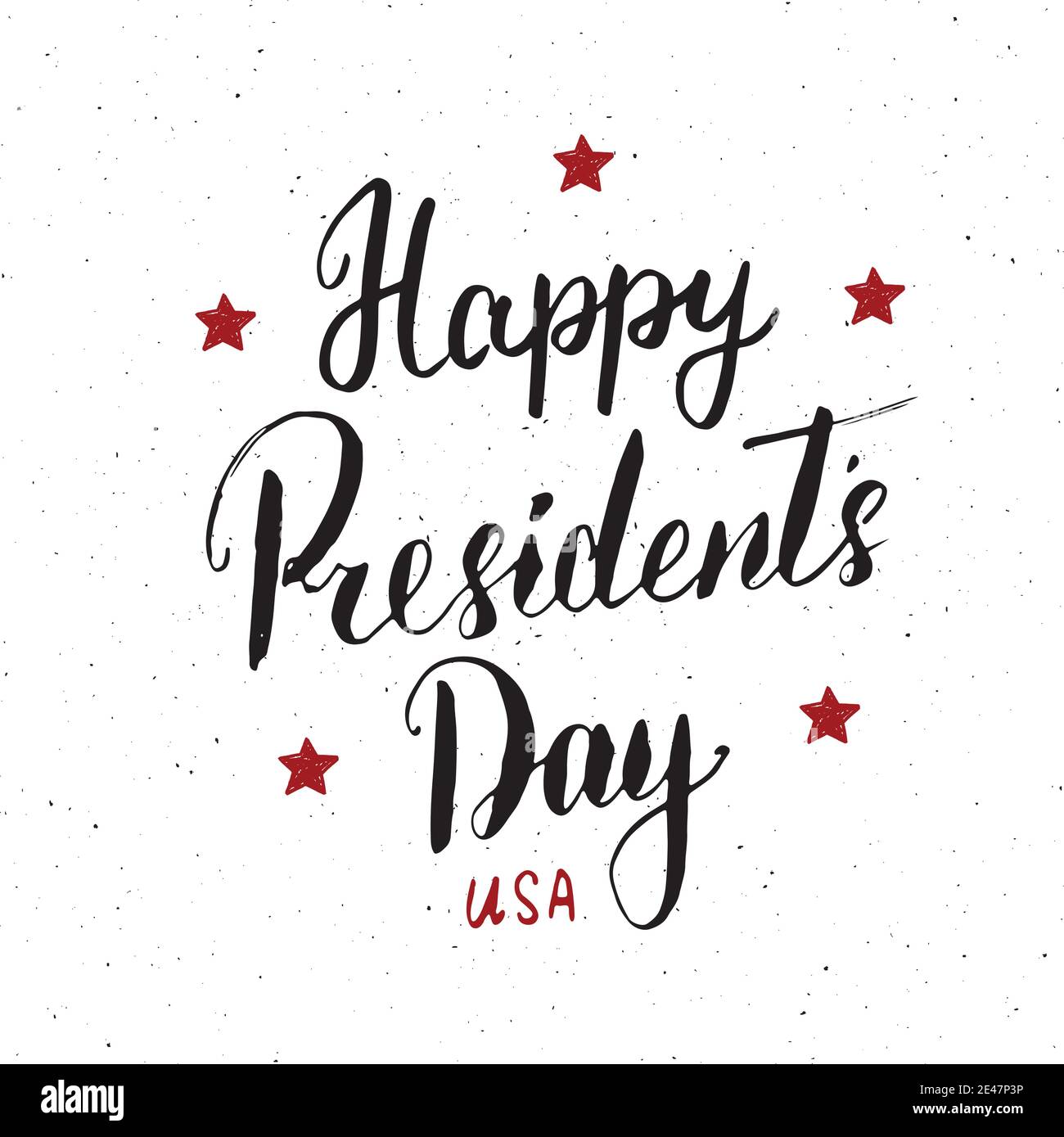 Happy President's Day Vintage USA greeting card, United States of ...