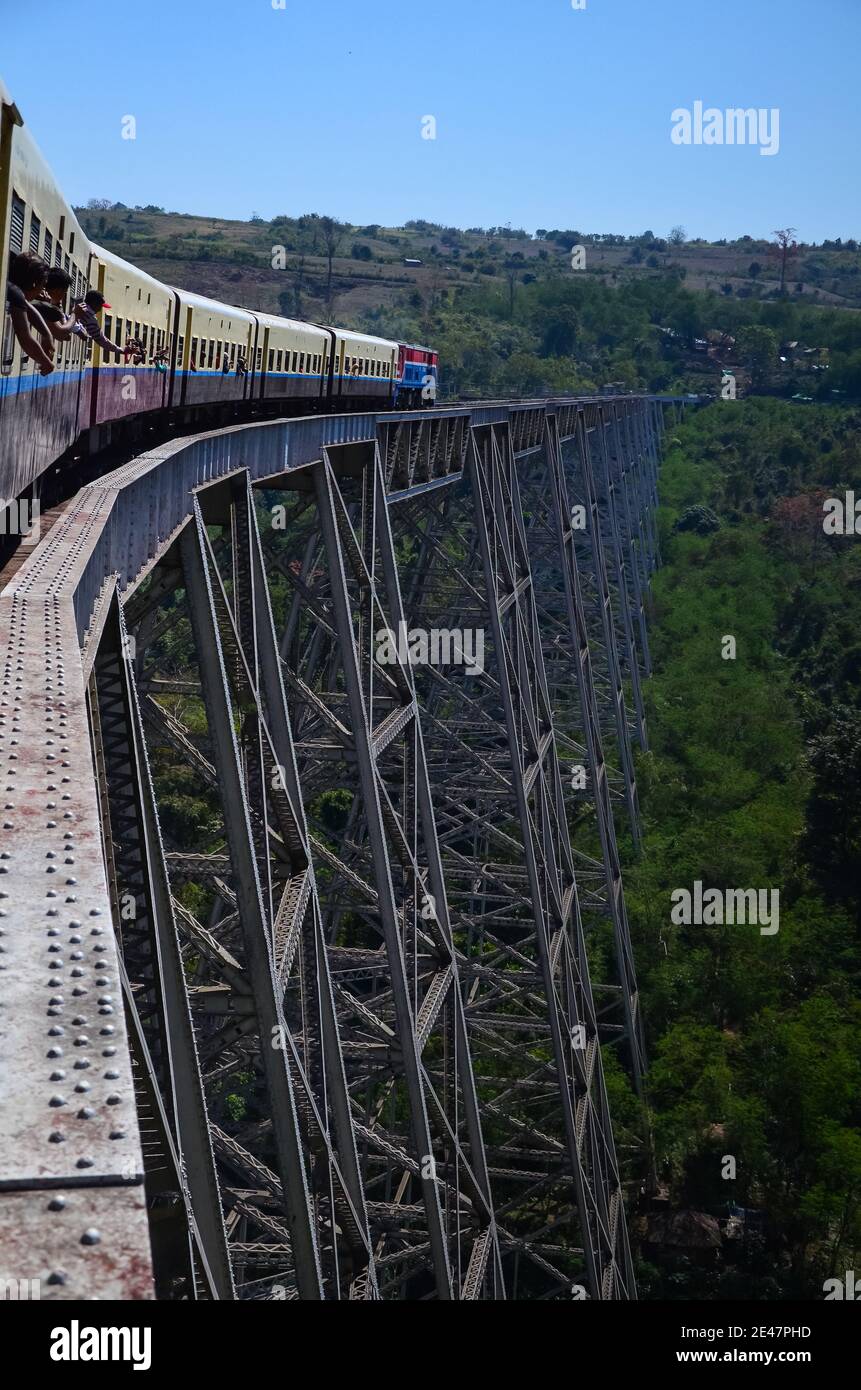 The goteik viaduct hi-res stock photography and images - Alamy