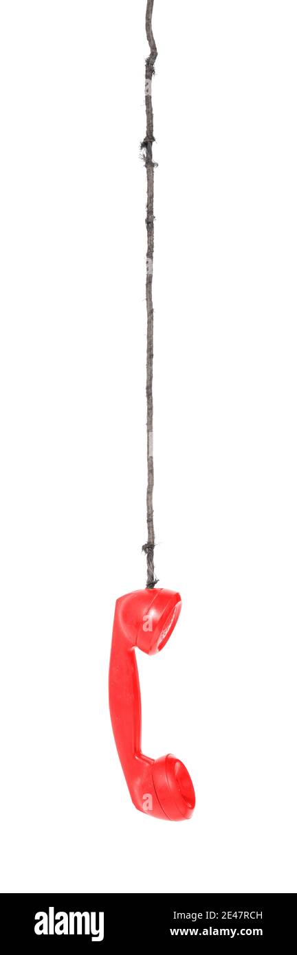 Vintage bakelite telephone horn, isolated on white Stock Photo - Alamy