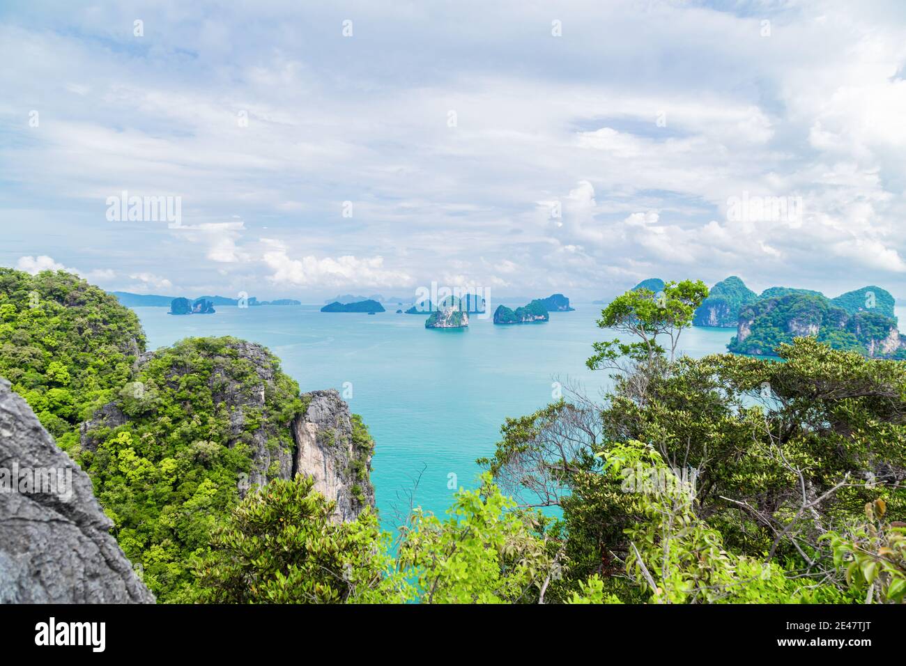 Koh Hong island view point to Beautiful scenery view 360 degree at ...