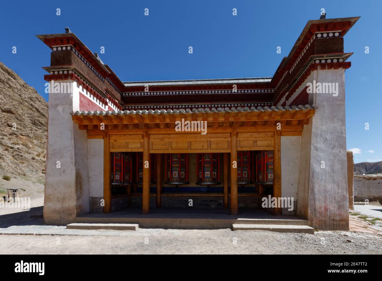 Labrang monastery prayer wheels hi-res stock photography and images - Alamy