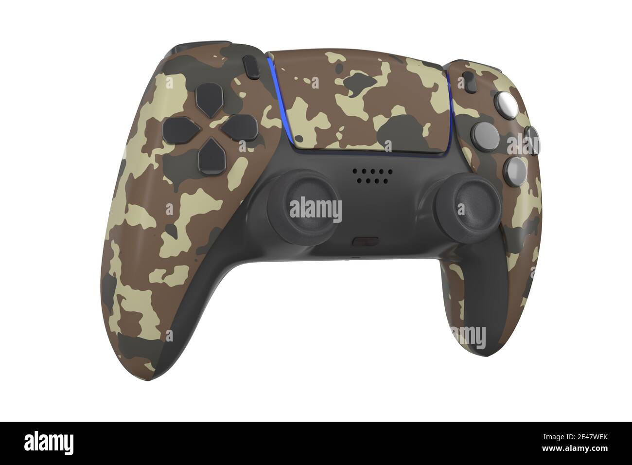 Realistic video game controller isolated on white with clipping path ...