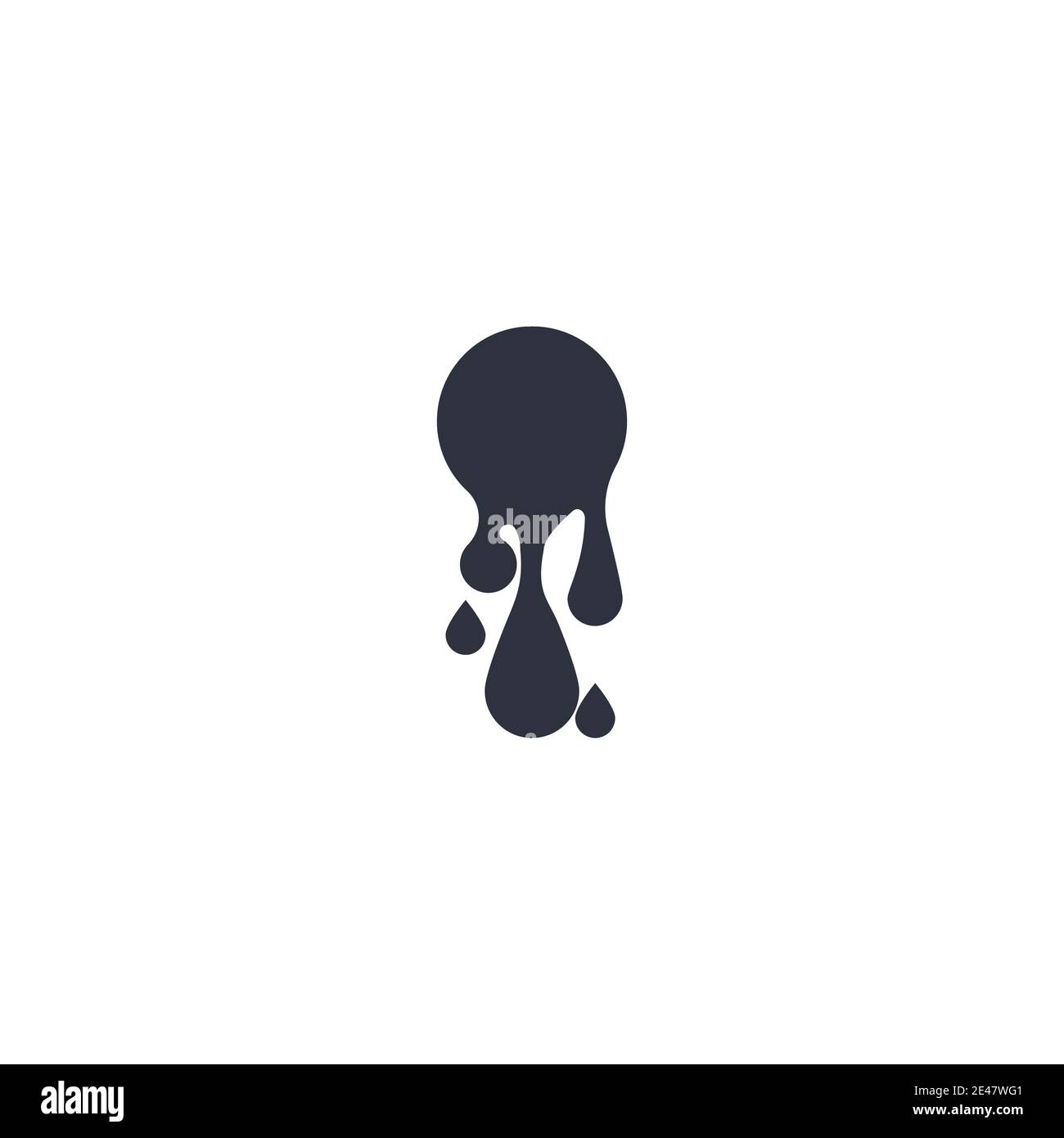 ink drop Vector icon design illustration template Stock Vector Image ...