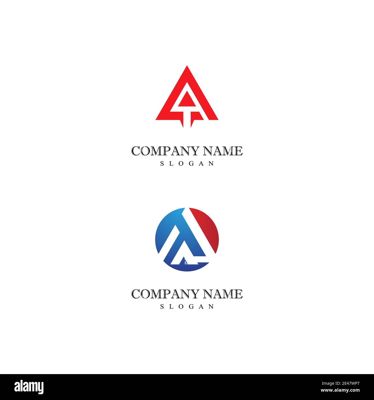 A Letter Logo Template vector icon illustration design Stock Vector ...